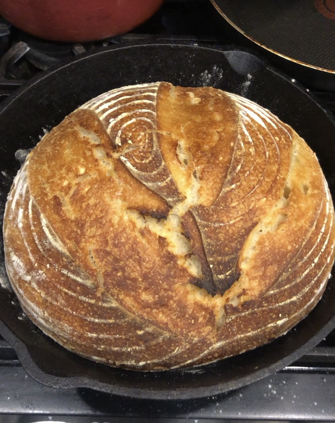 Easy Sourdough Bread- Golden Crispy Artisan Loaf - Sweetie Pie and Cupcakes